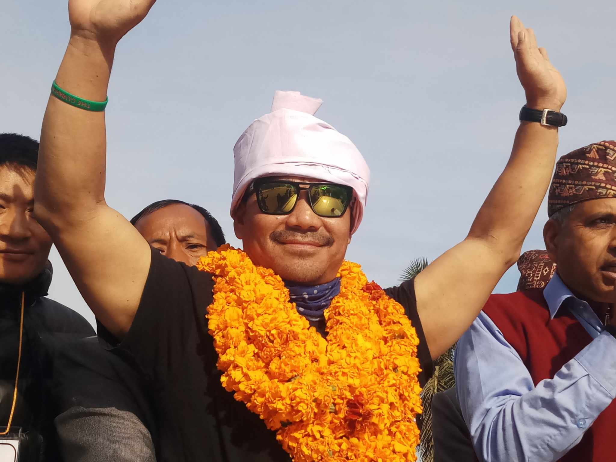 सगरमाथा आरोही हरिबहादुर बुढालाई दाङमा अभिनन्दन